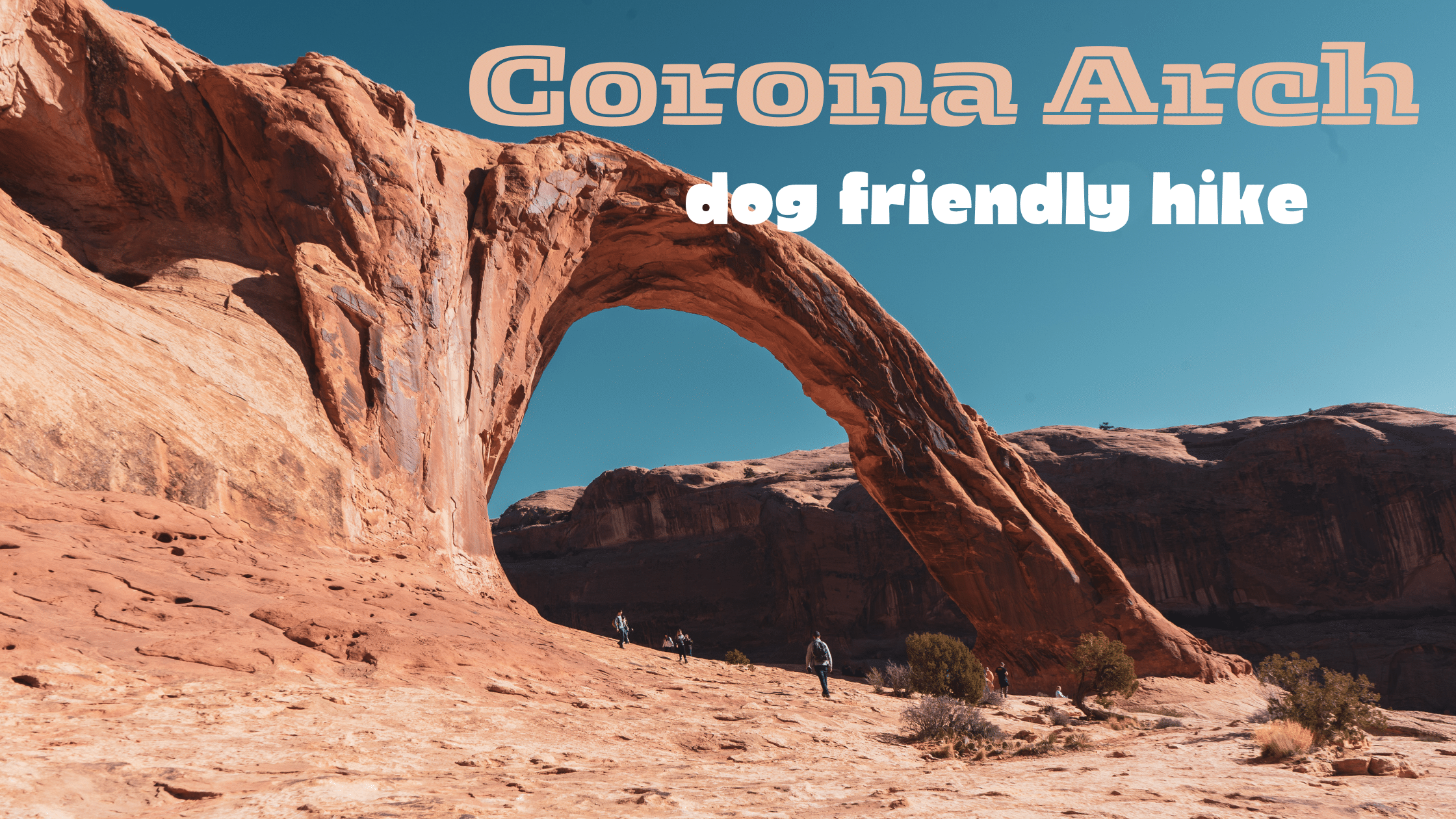 Dog Friendly Moab: Corona Arch, Alternative to Delicate Arch